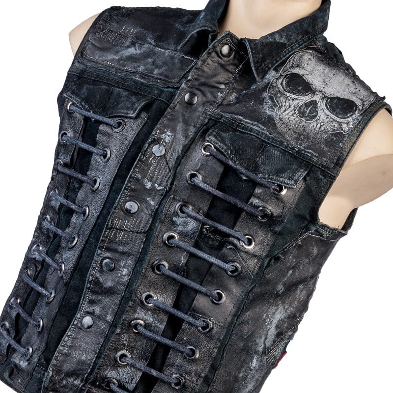 Wornstar Handmade Custom Vest - Helter Skelter