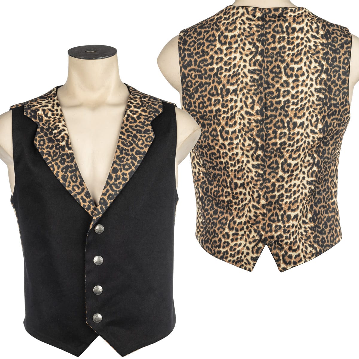 Wornstar Custom Vest - Leopard Print
